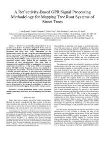 A reflectivity-based GPR signal processing methodology for mapping tree root systems of street ...