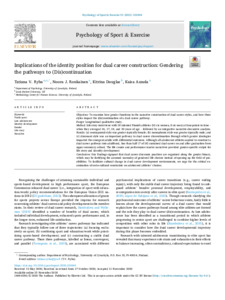 Implications of the identity position for dual career construction ...